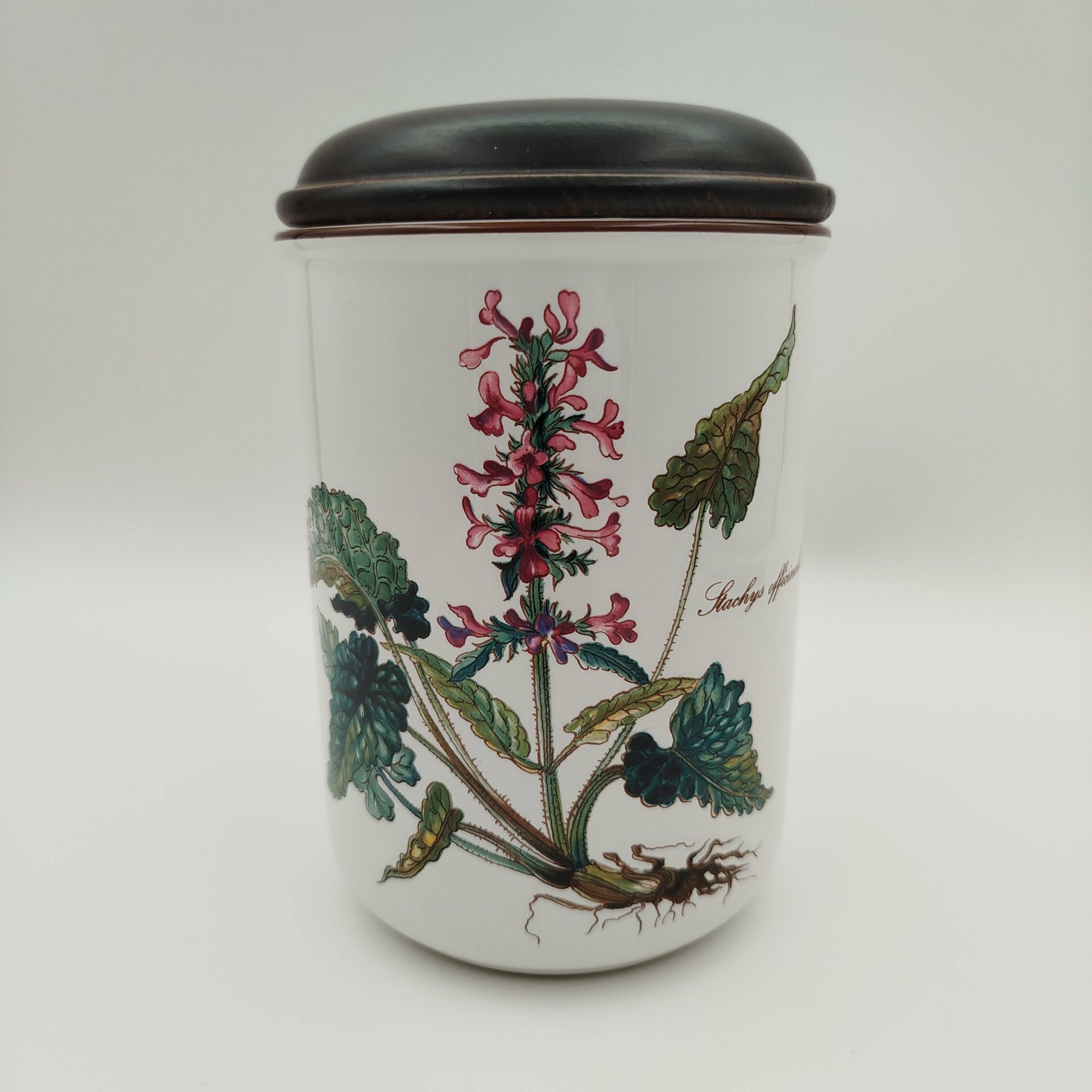 Банка "Stachys officinalis" ("Буквица лекарственная") для сыпучих продуктов (для чая