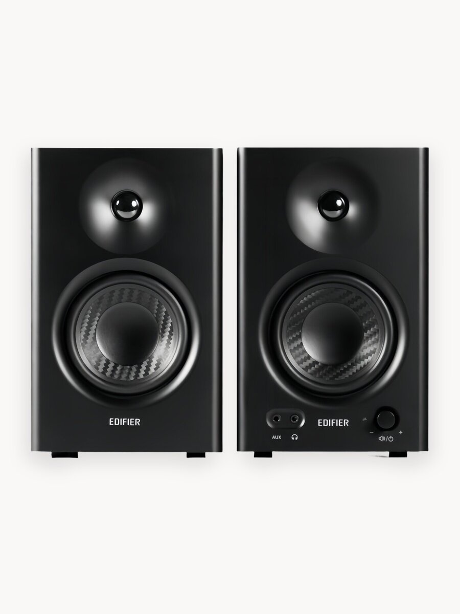 Студийные мониторы Edifier MR4 черный , колонки для компьютера