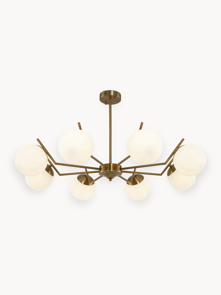 Люстра Freya Moonrock FR5173PL-08BS, 8 ламп, E27, IP20, мощность 480 Вт