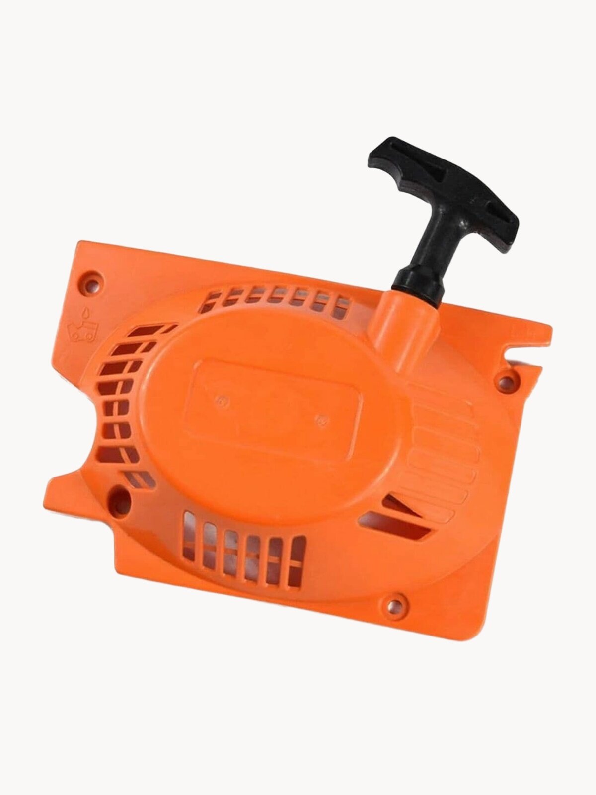 Ручной стартер подходит для китайских бензопил с объемом двигателя 45сс/52cc, с 4-мя зацепами на шкив, лёгкий старт