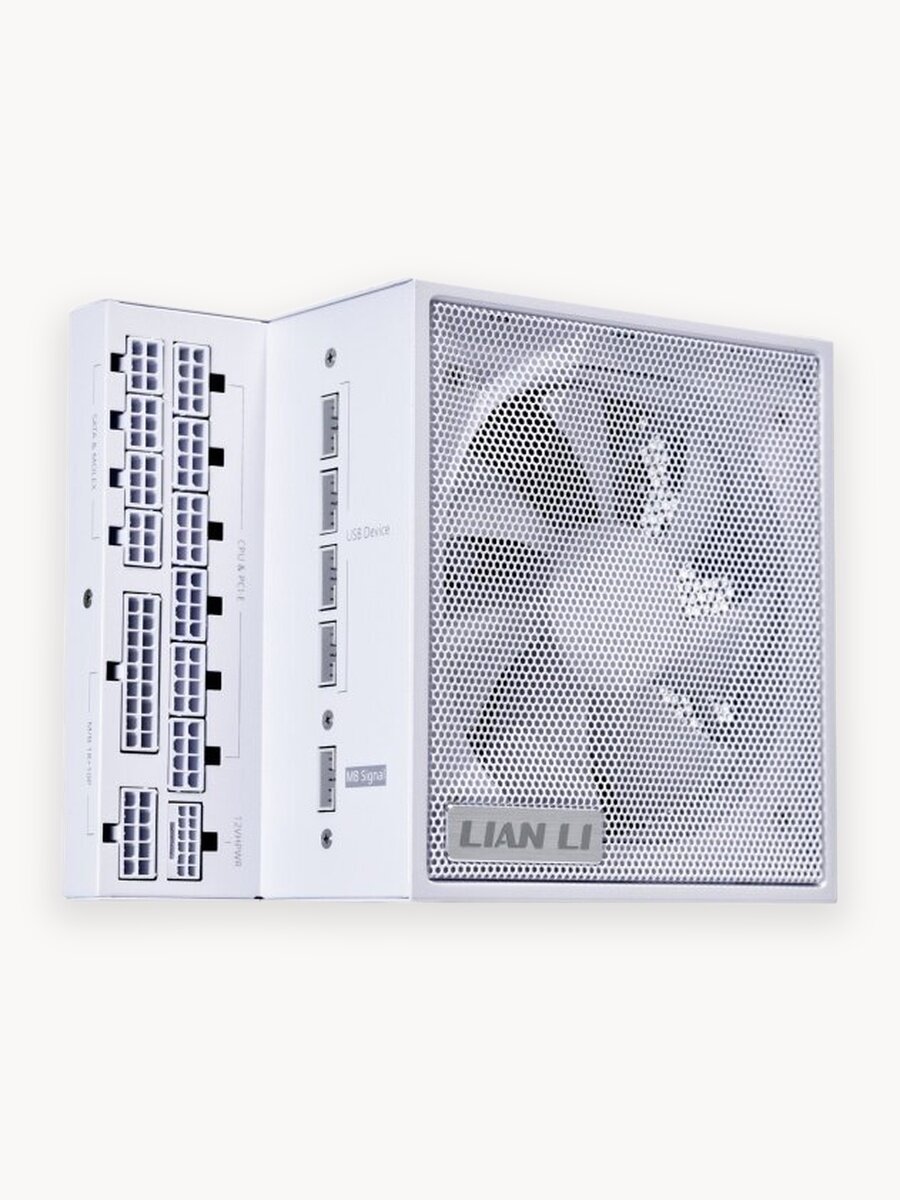 Блок питания Lian LI EDGE, 850W, 80+ Platinum, ATX3.1 (EG0850) белый
