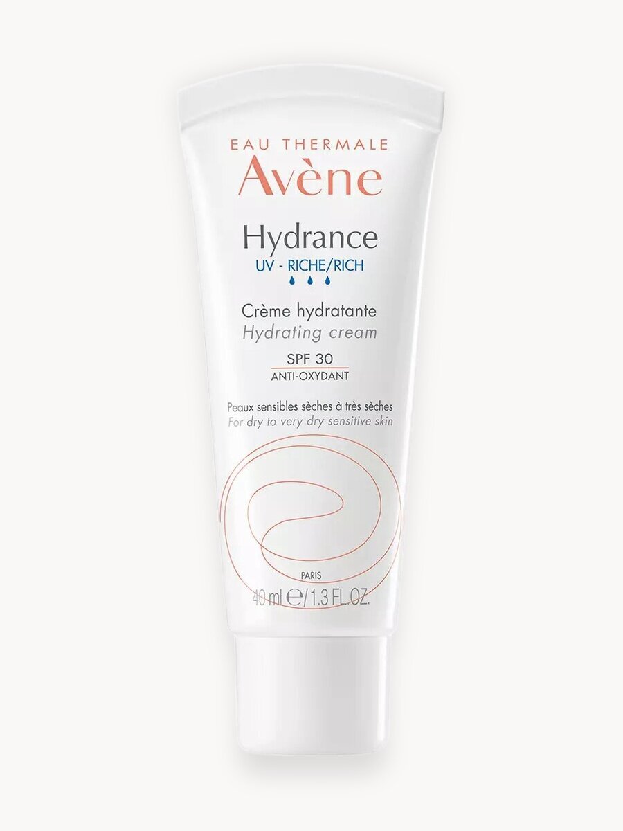 Крем AVENE "Гидранс UV", для увлажнения и защиты кожи, SPF 30 40 мл