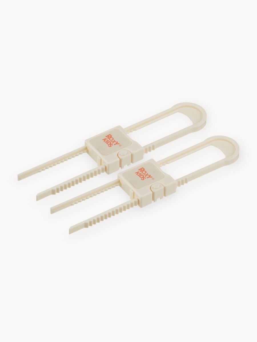 Блокиратор для мебели RDG-004 ROXY-KIDS, пластик, белый, комплект 2 шт