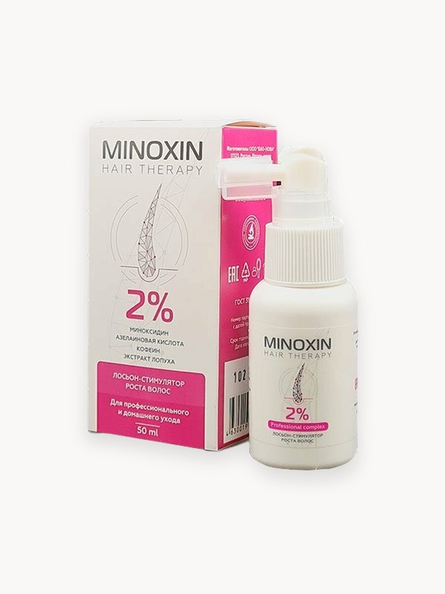 Миноксин 2% лосьон-стимулятор роста волос 50 мл