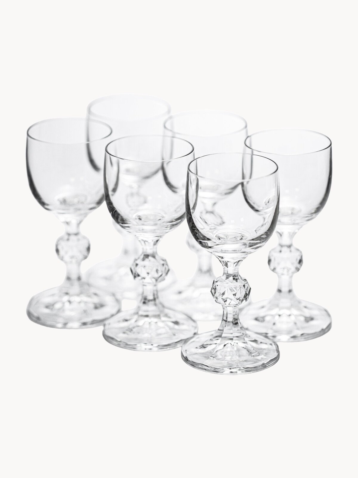 Набор Crystalex рюмок для ликера в коробке CLAUDIA 6шт 50мл, хрустальное стекло