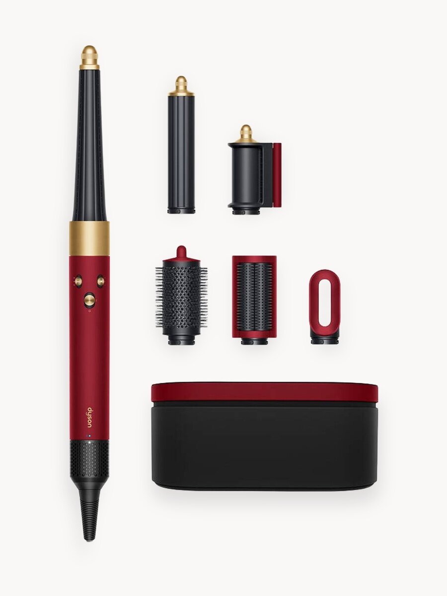 Фен-стайлер Dyson Airwrap complete Long HS08, red velvet/gold