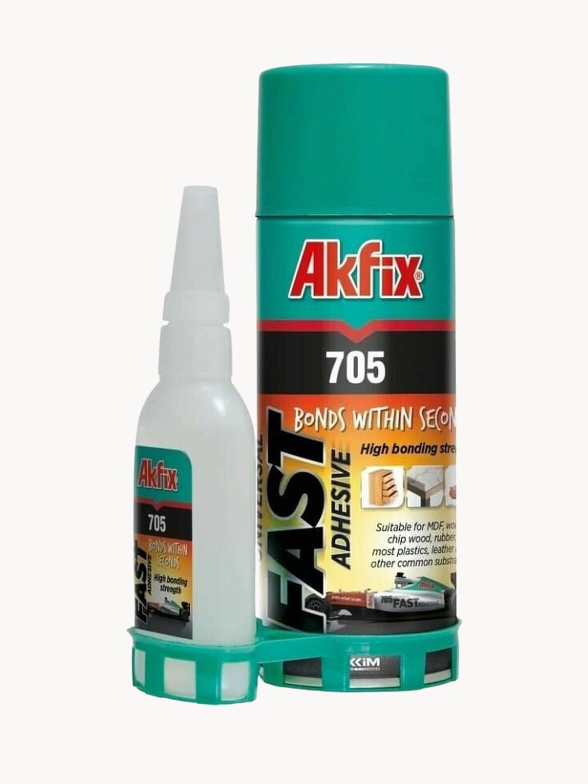 Akfix 705 Клей Для Экспресс Склеивания (125 гр клей+400 мл активатор)