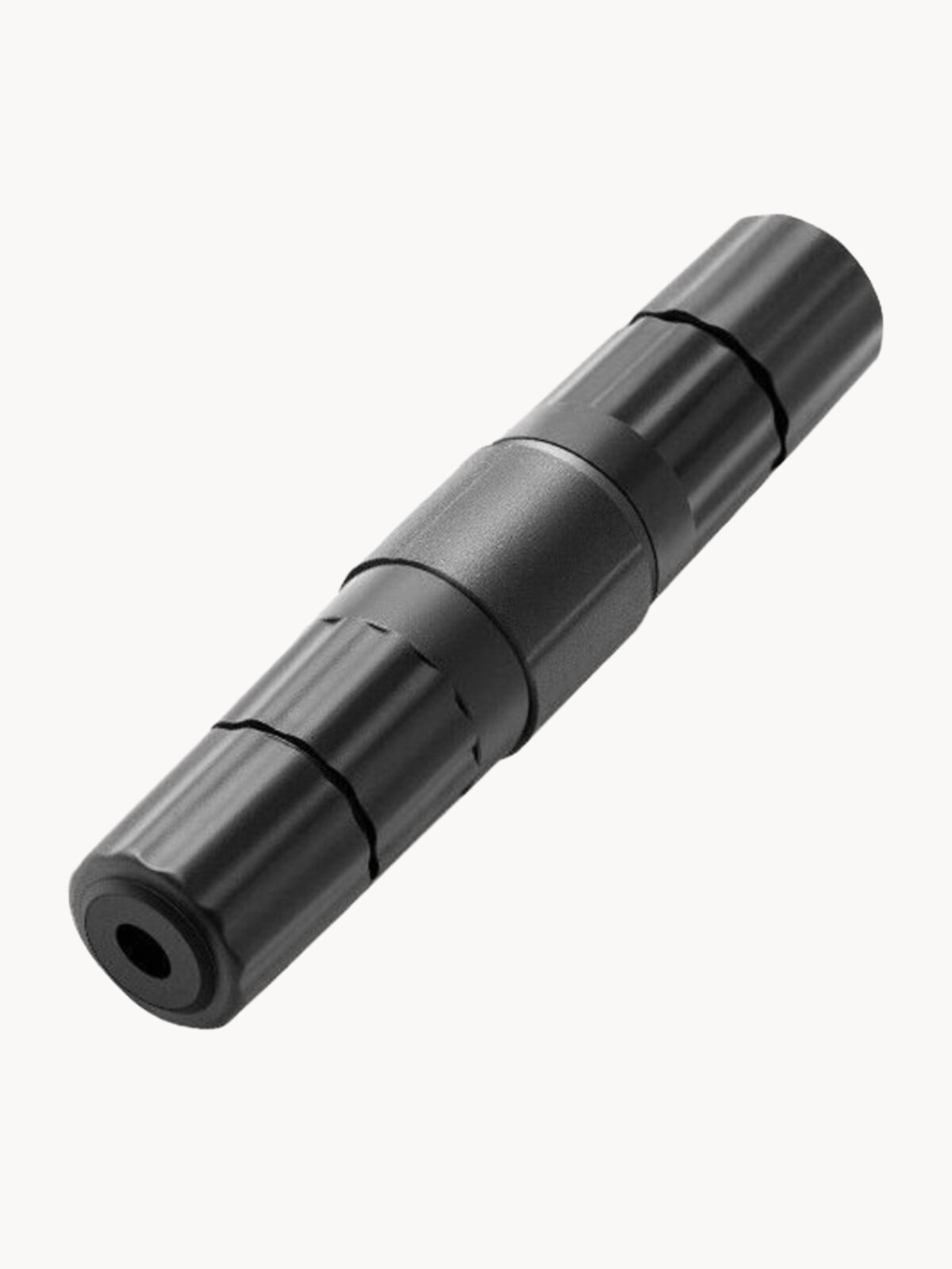 Коннектор RJ45 cat 6, герметичный соединитель для интернет кабеля (бочка), удлинитель PoE уличный, черный