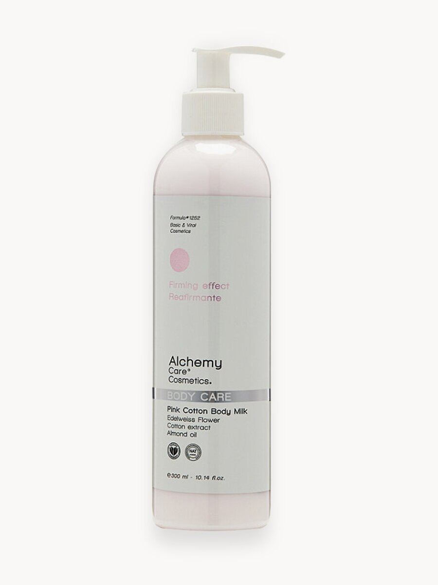 Увлажняющее молочко для тела ALCHEMY CARE Pink cotton body milk, 300 мл.