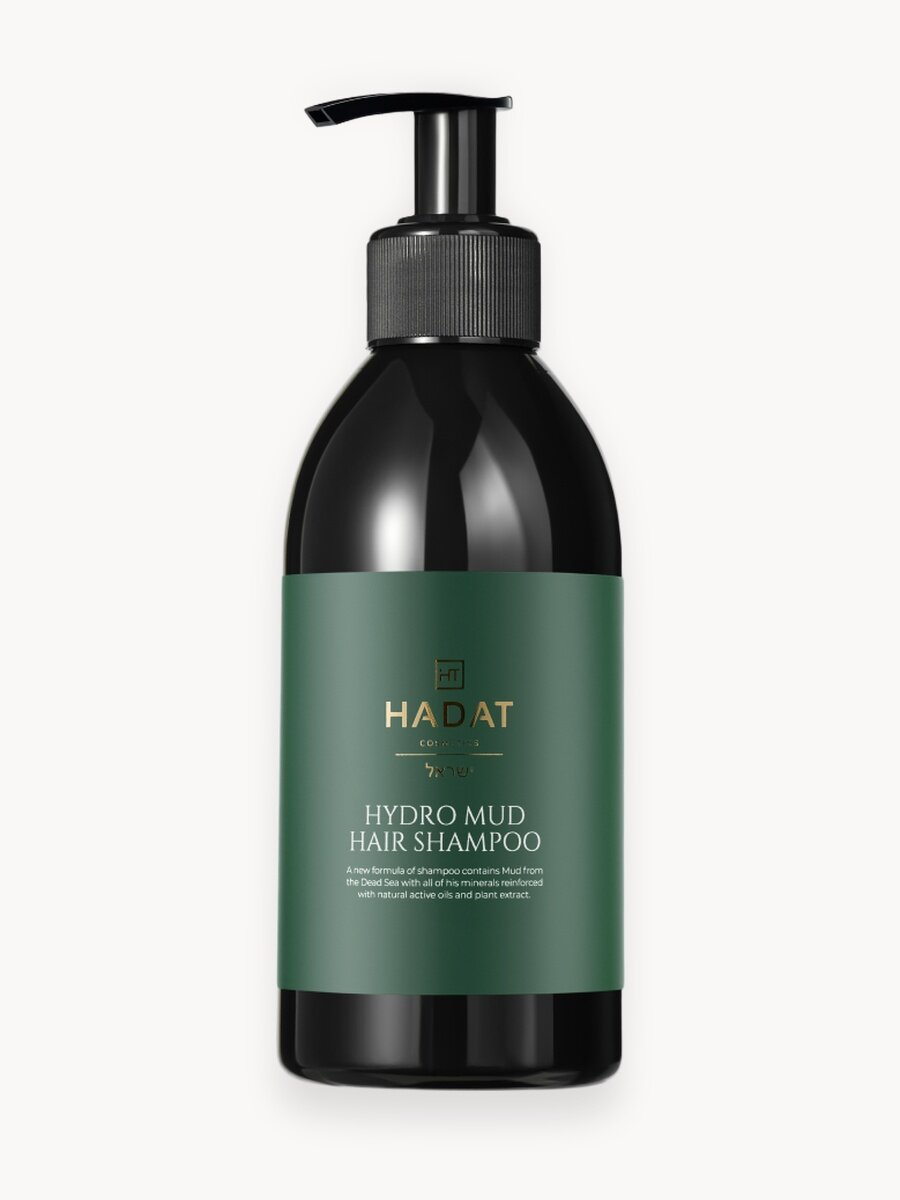 HADAT Шампунь пилинг профессиональный для жирных волос MUD SHAMPOO 300 мл