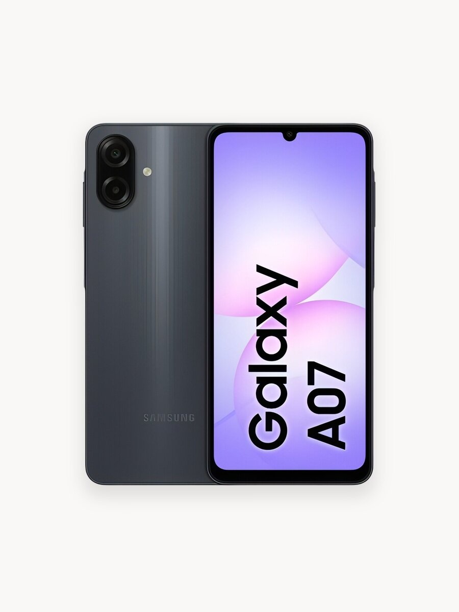 Смартфон Samsung Galaxy A07 LTE 4/64GB Черный