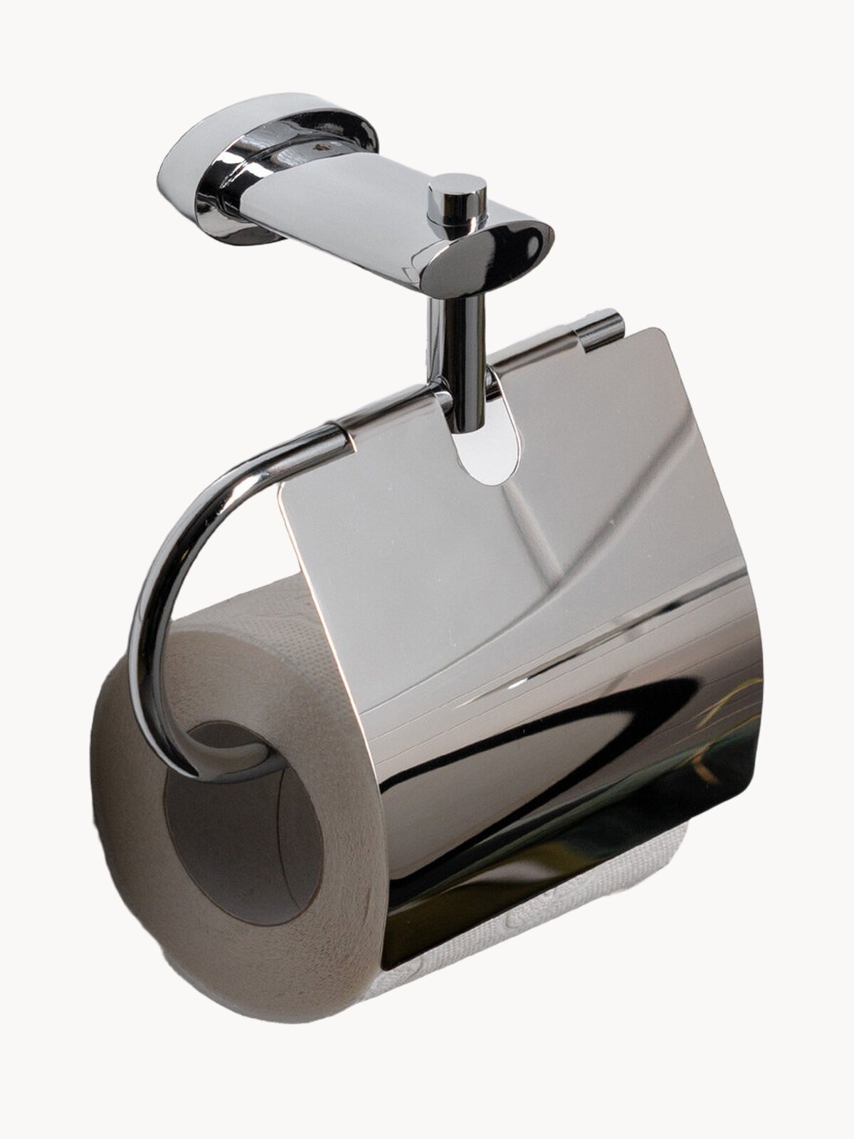 Держатель для туалетной бумаги с крышкой Ellips WESS цвет Хром