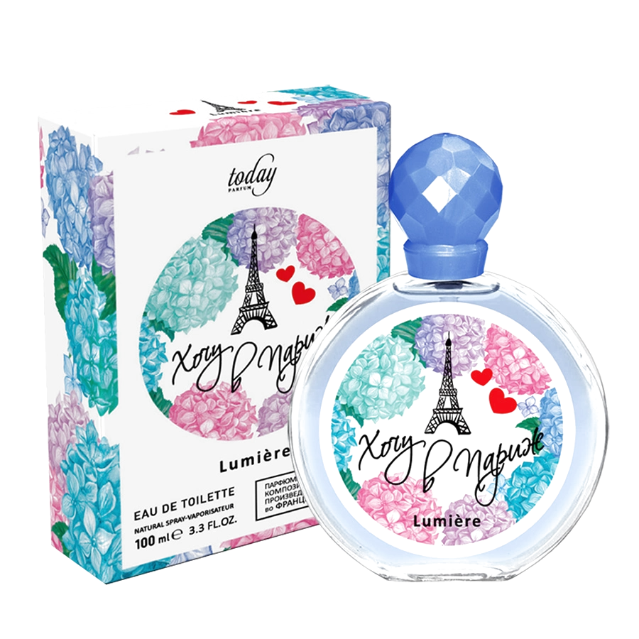 Парфюм для женщин Хочу В Париж Люмьере 100 мл - Delta Parfum Lumiere