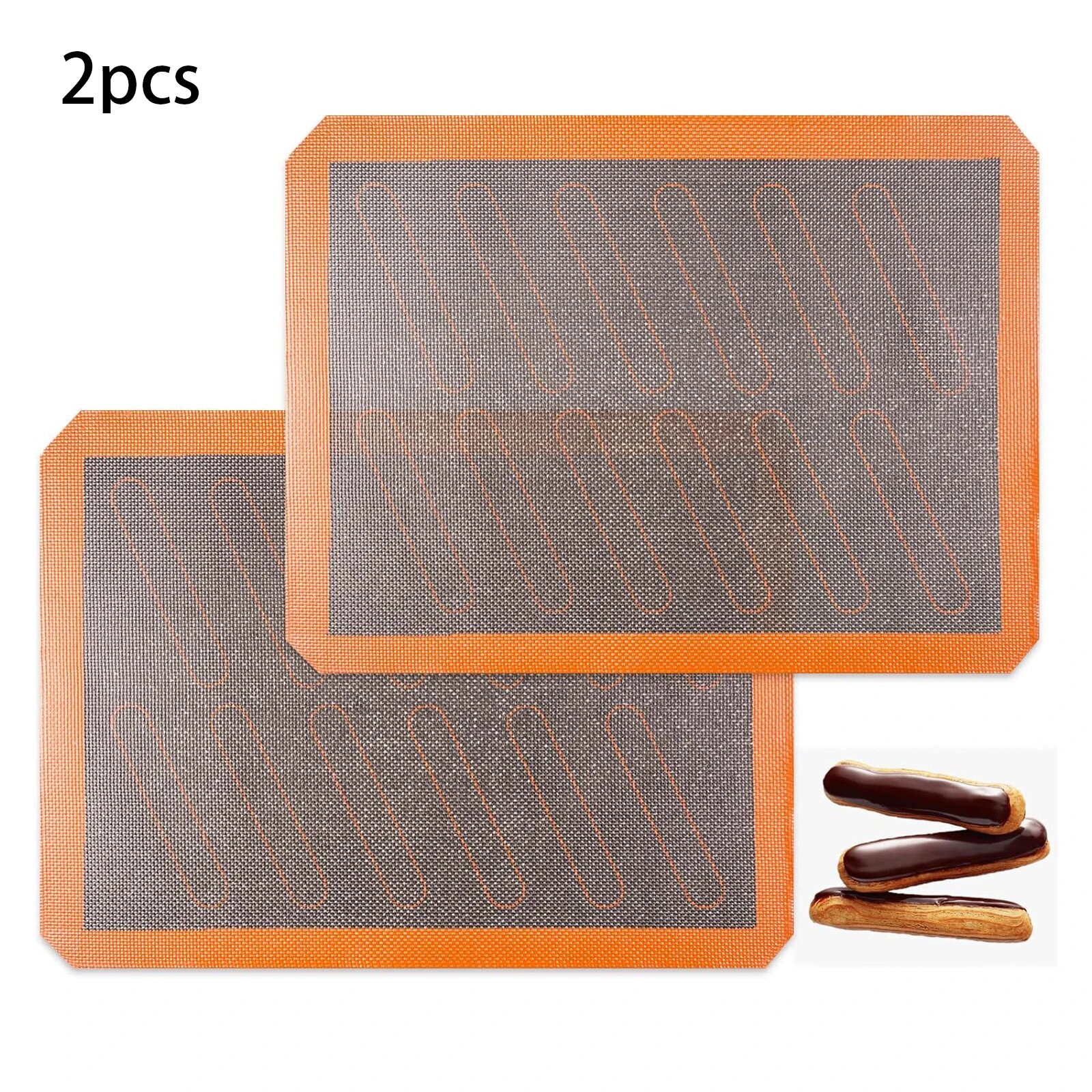 Силиконовые коврики для эклеров 2 шт. 2pcs