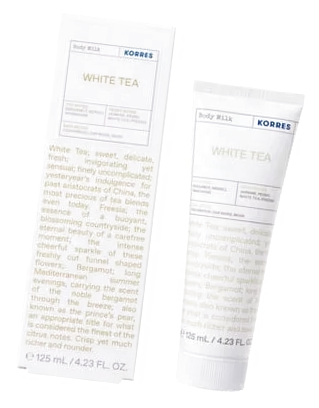Молочко для тела Korres White Tea 125 мл для мужчин и женщин - Коррес Уайт Ти нежный уход за кожей