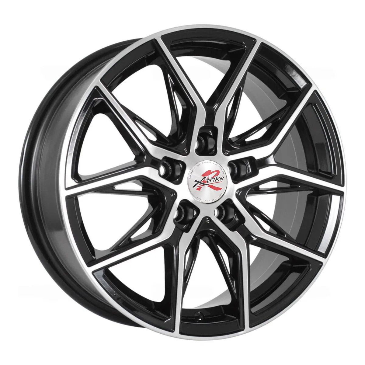 Диск литой X'trikeRST Skoda R146 6,5\R16 5*112 ET45 d57,1 BK/FP [41184] Fb max 770 kg легкосплавный