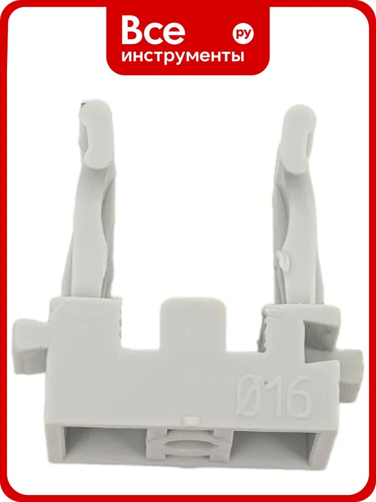 Клипса для гофротрубы Электропласт под монтажный пистолет, d16 мм 16MP100GR