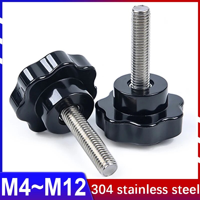 Винты M4-M12 из нержавеющей стали, длина 12 мм