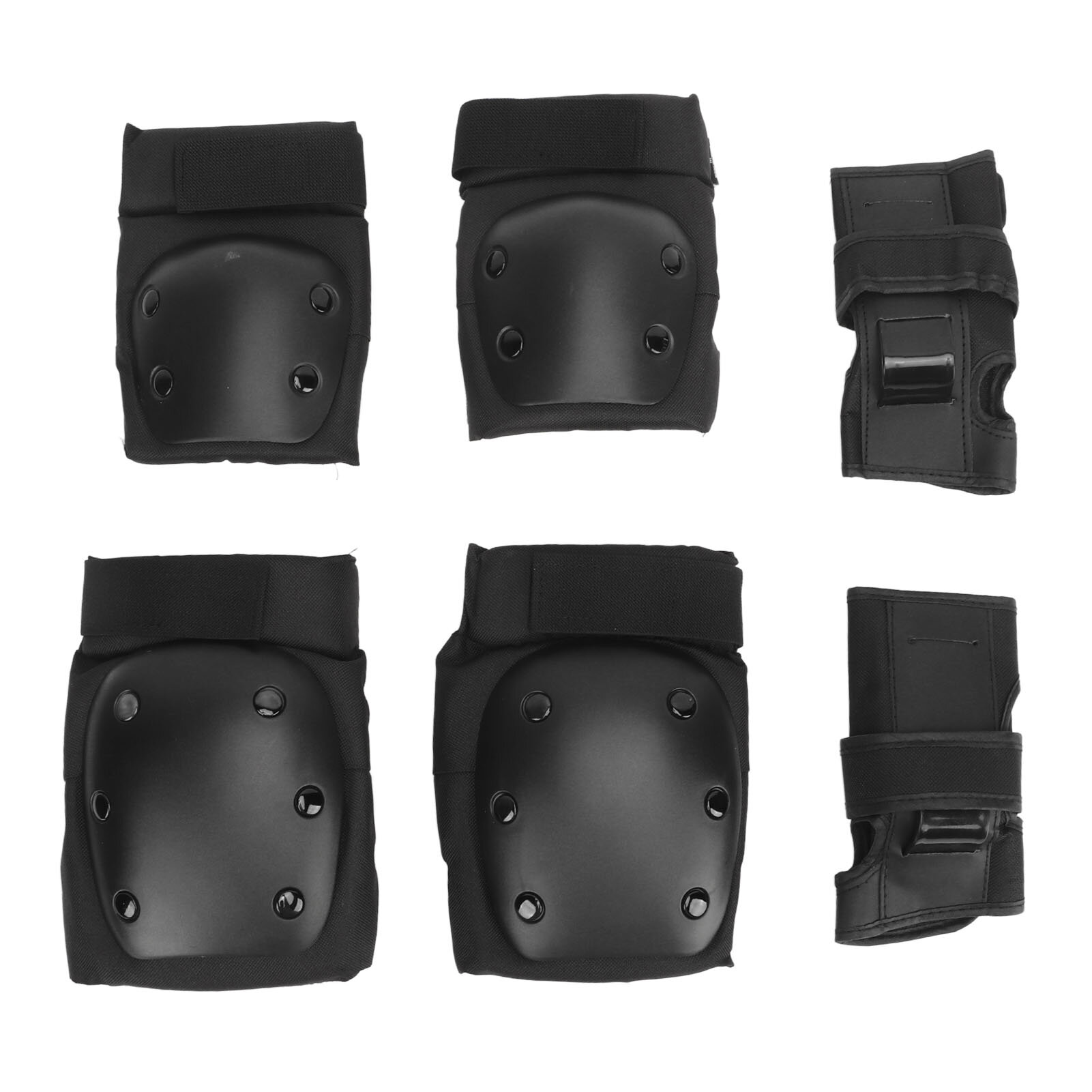 Многофункциональный защитный комплект для экстремальных видов спорта: лыжи, коньки, скейтбординг. Наколенники, налокотники, защита для запястий. Для мужчин и женщин, размер M, вес 40‑65 кг.