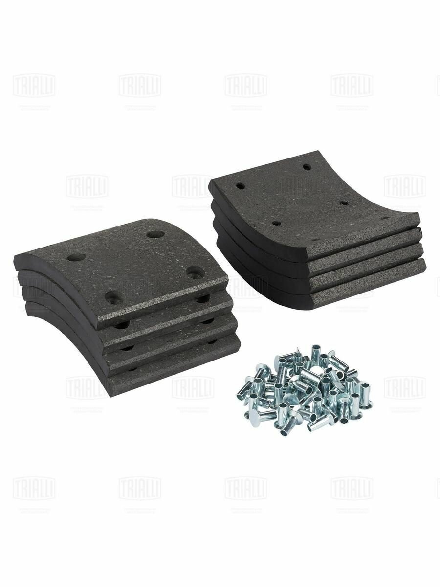 Накладка тормозной колодки (передний мост) для а/м КАМАЗ Компас-12; ISUZU N-SERIES, TRIALLI BLT0718