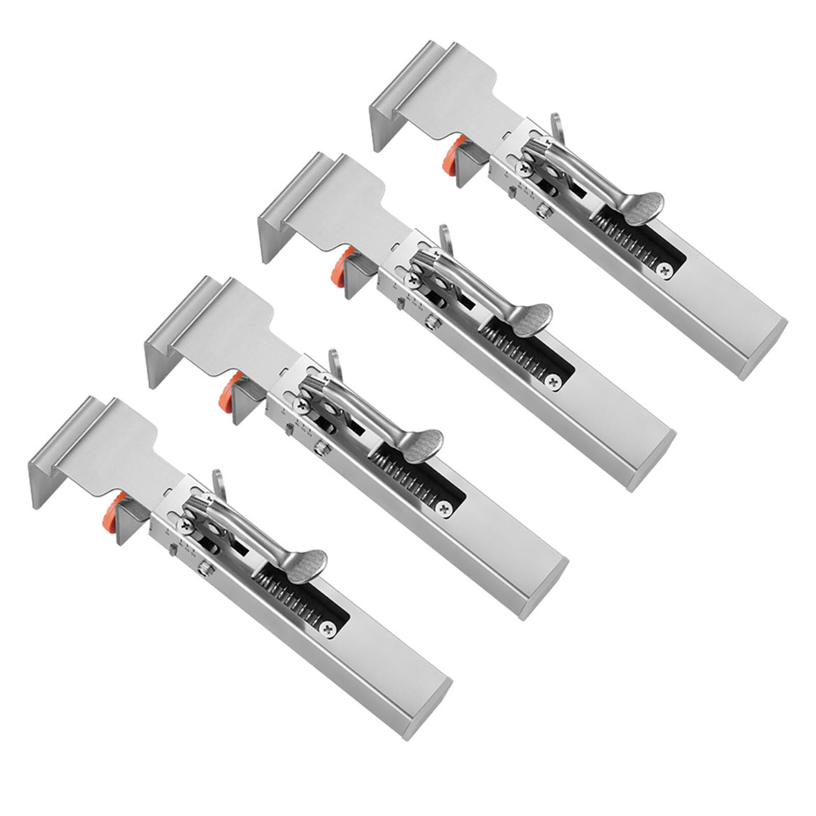 Регулируемая стяжка для ящиков из нержавеющей стали, надежный крепеж, фиксатор для установки ящиков шкафа, стола, мебели, 4 шт.