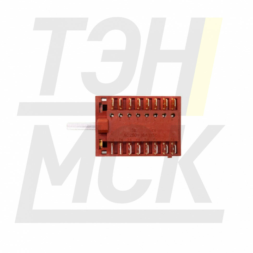 Переключатель плиты 9 позиций, универсальный, XZ307B-005, 307005