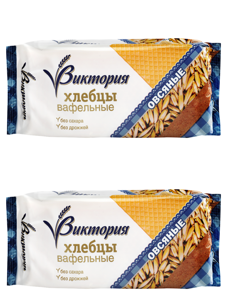 Хлебцы Вкусная фантазия "Виктория", вафельные, цельнозерновые, без сахара, 60 г, 2 уп