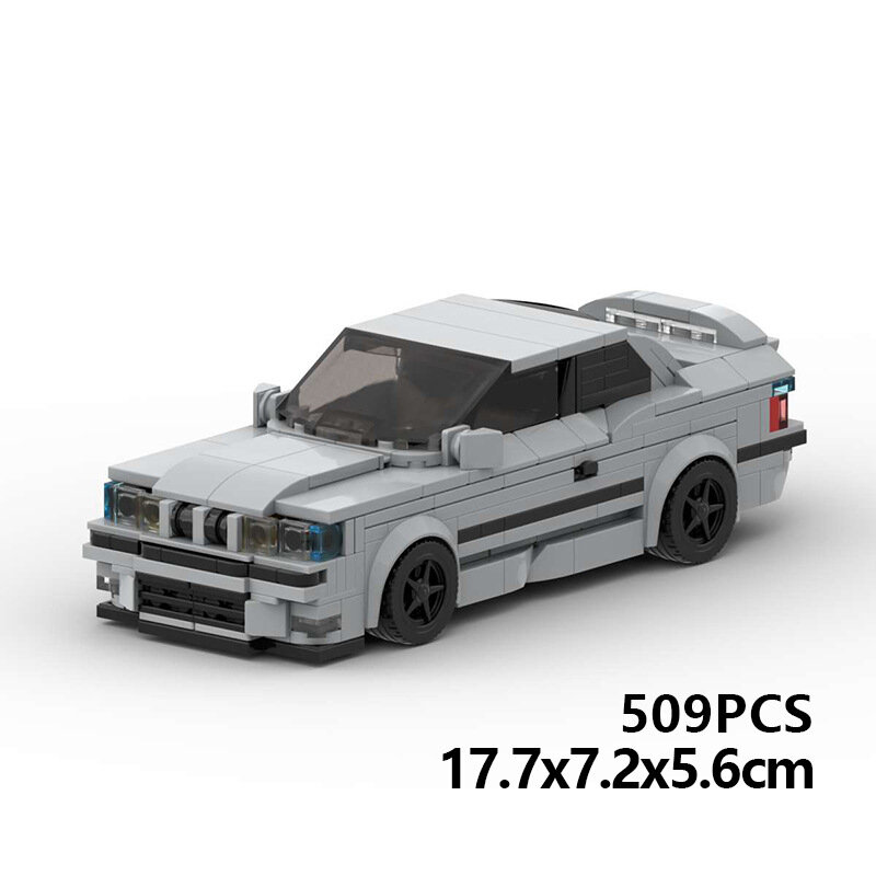 Набор пазлов MOC, игрушечная модель, собранная модель автомобиля BMW M3 E36, подарочное украшение (509 шт.), подходит для мальчиков