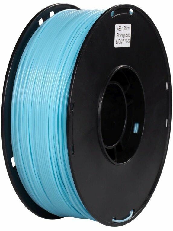 Пластик для принтера 3D Cactus CS-3D-ABS-1KG-L-BLUE ABS LUMINOUS d1.75мм 1кг 1цв.
