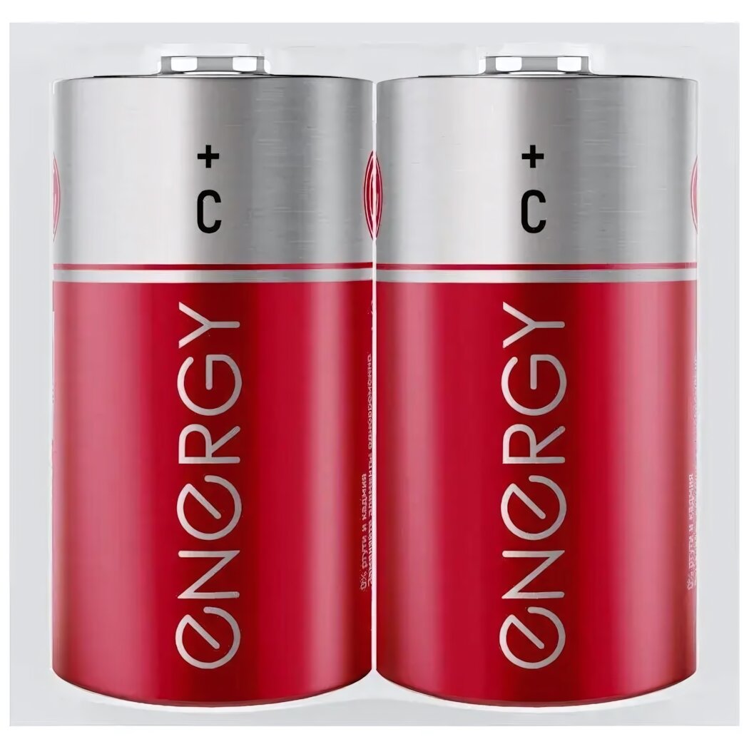 Батарейка солевая Energy RS типа C, долгий срок хранения, стандартный размер