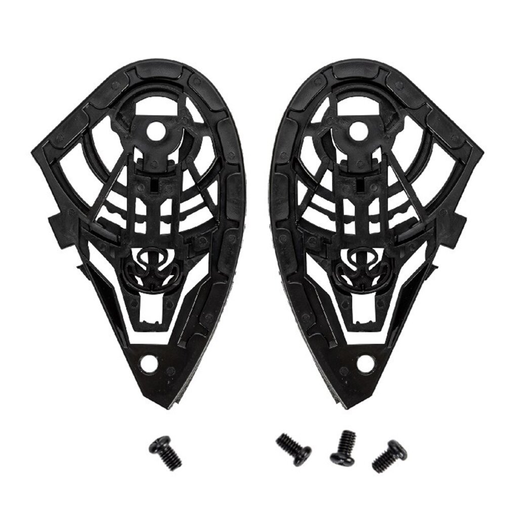 1 Пара Козырьков Для Лицевой панели Основание с Крепежным Винтом для Мотоциклетных Шлемов K3 K4 Козырьки Опорная Пластина Шестерни Запасная Часть