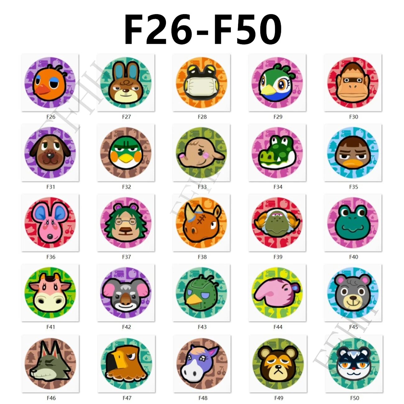 Коллекционные карты Animal Crossing: New Horizons EFHH F28 Raddle