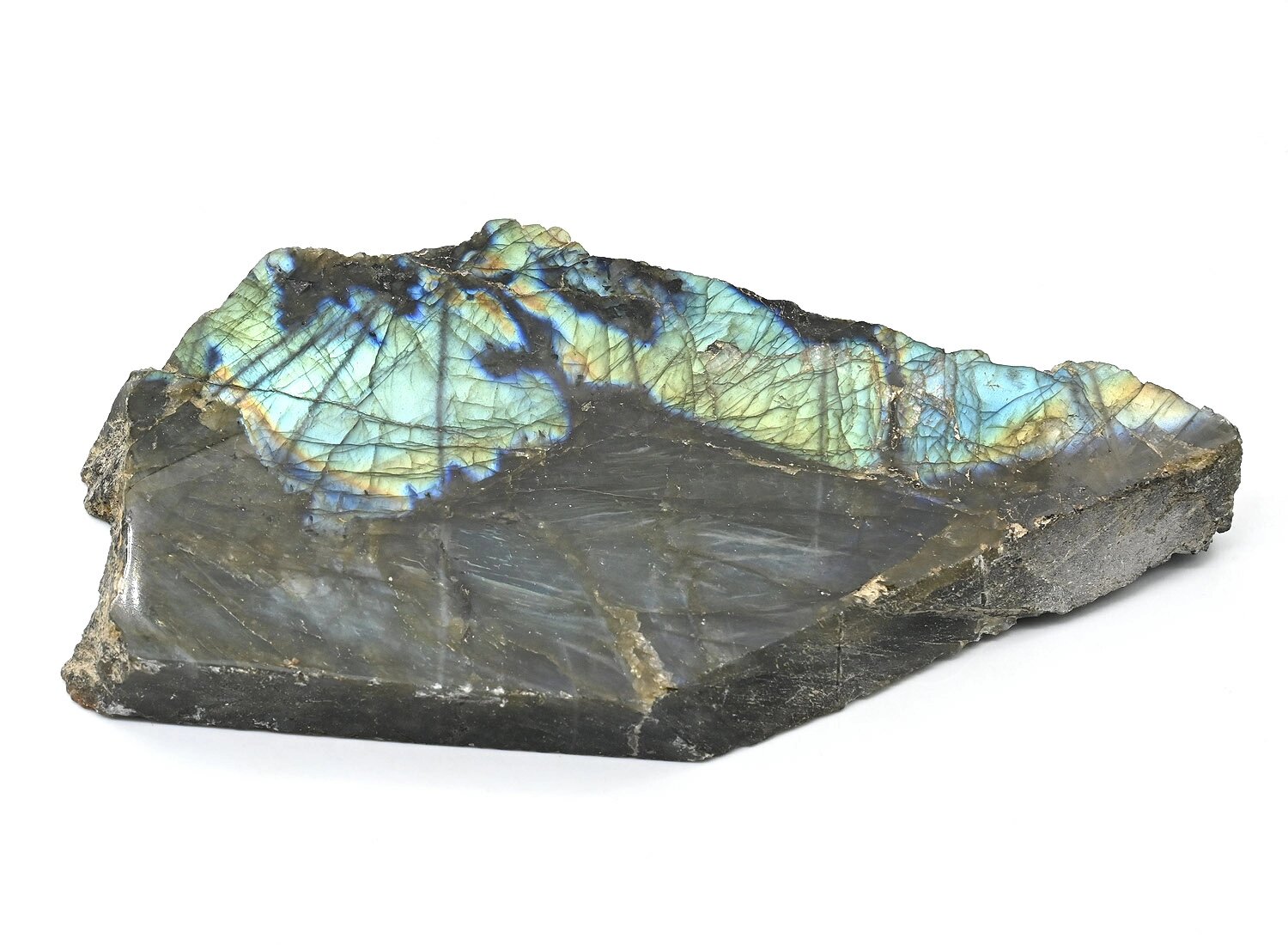 Камень лабрадор 167*21*89мм, 527г (L). .