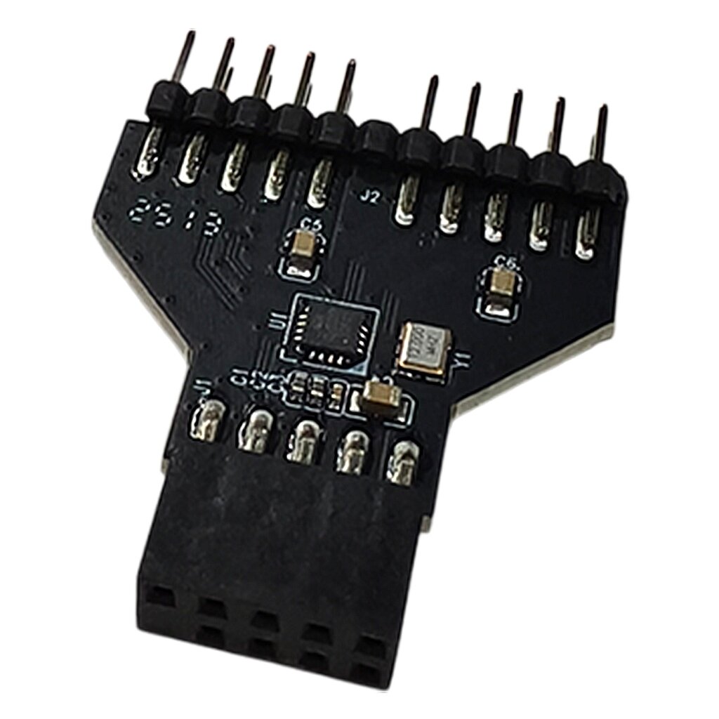 Материнская плата USB2.0 9PIN с двойным 9-контактным разъемом