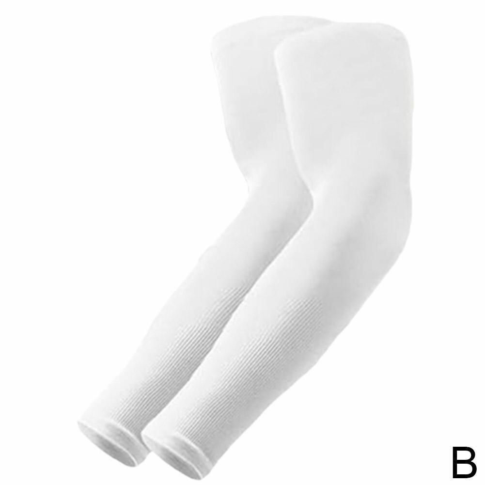 1 пара нарукавников из ледяного шелка, защита от ультрафиолета, дышащие, для езды на велосипеде на открытом воздухе