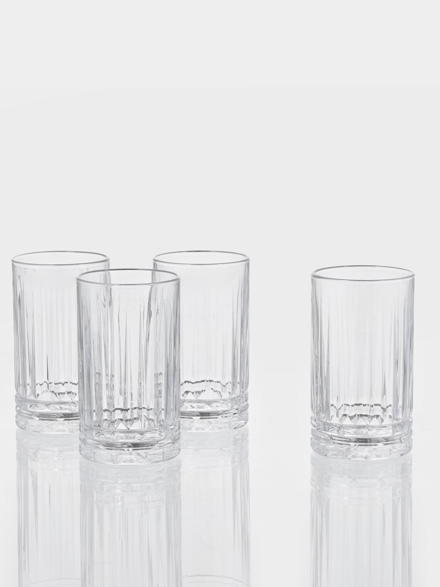 Стаканы Luminarc «Чикаго», 380 мл, набор 4 шт, стекло, прозрачные