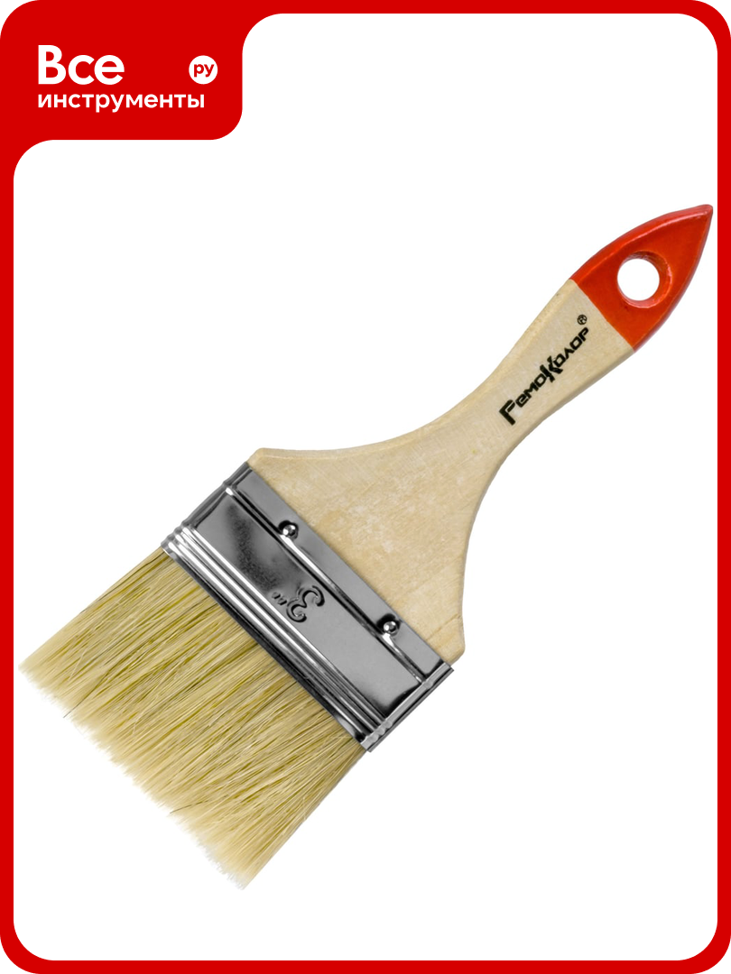 Флейцевая кисть 3" РемоКолор Стандарт 01-1-730