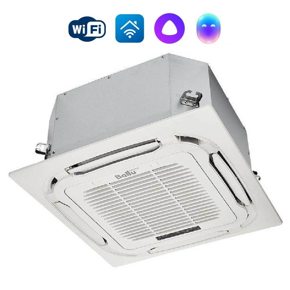 Комплект Ballu BLCI_A_C-18HN8_V3 инверторной сплит-системы, кассетного типа