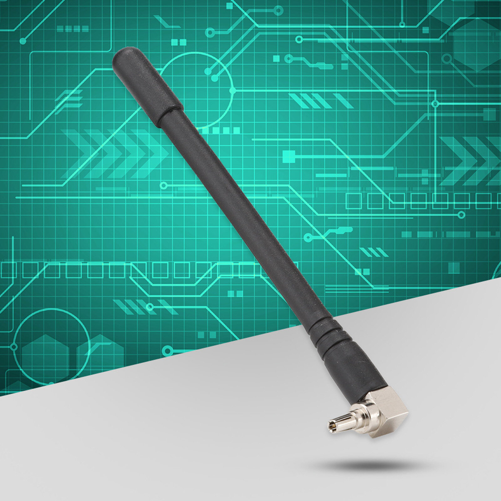 Антенна 4G LTE 3DBi с коннектором CRC9 для Huawei E3372 E353 E367 E3131 E122 E8278, черный, 2 шт, ABS, длина 97.7мм, частота 1900-2100МГц, импеданс 50Ом, ВСР ≤1.5, вертикальная поляризация, мощность 50W