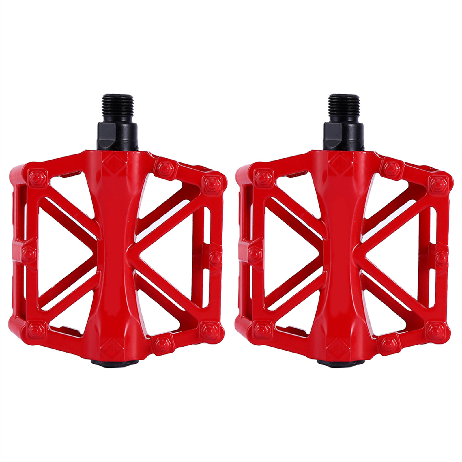 Велосипедные Педали: Алюминиевый Сплав 12x9.5 см Широкая Платформа для Стабильности - Легкие и Прочные для Дальних Поездок Педали для Горного Велосипеда с Антискользящим Покрытием for Велотуризм и Велоспорт