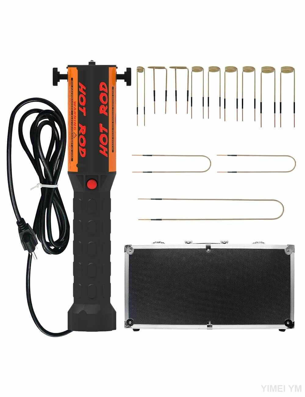 Снятие Болтов С Магнитно-Индукционного Нагревателя, Индукционный Инструмент Мощностью 1100 Вт 110 В Для Удаления Ржавых Винтов, Инструмент Для Снятия Гаек С 12 Катушками