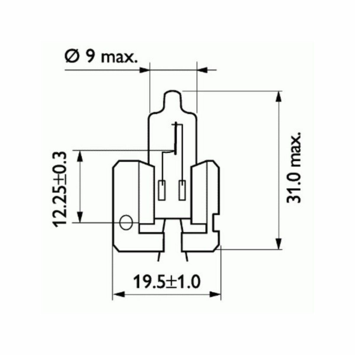 Лампа Philips Галогеновая H2 X511 70W(Philips 13311C1)