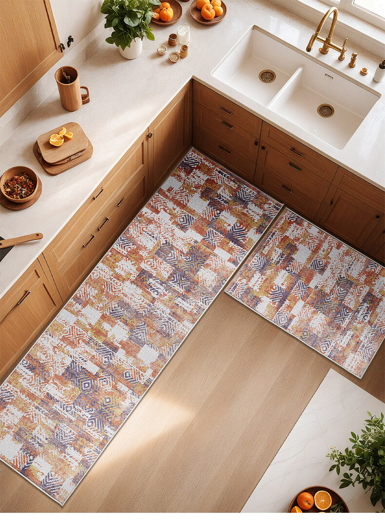 Элегантный персидский притворный коврик для кухни