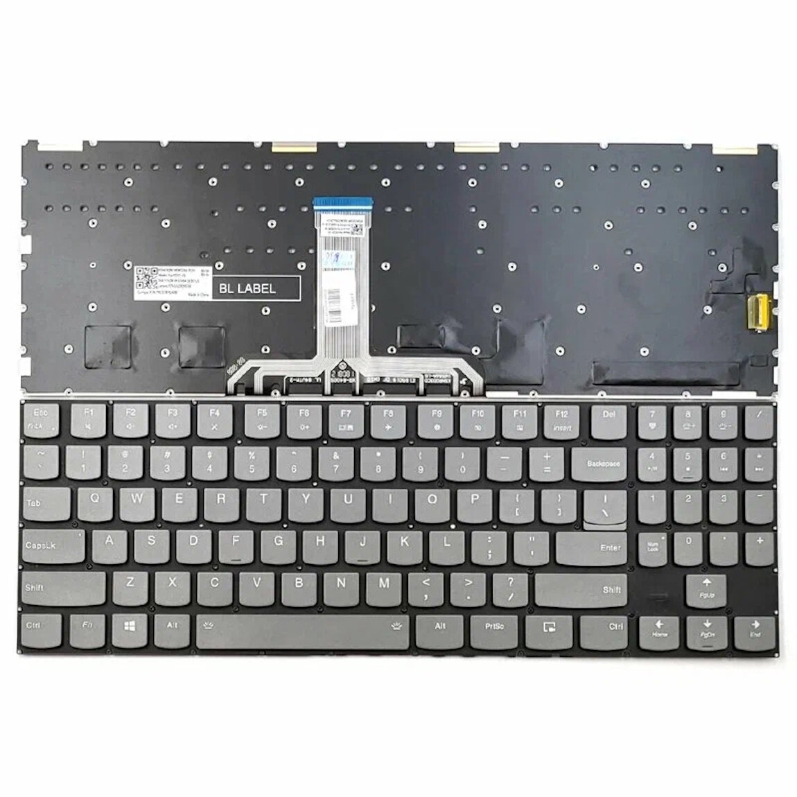 Клавиатура для ноутбука Lenovo Legion Y730-17, Y730-17ich, Y740-17ICHg, Y740-17IRH, серая, с подсвет