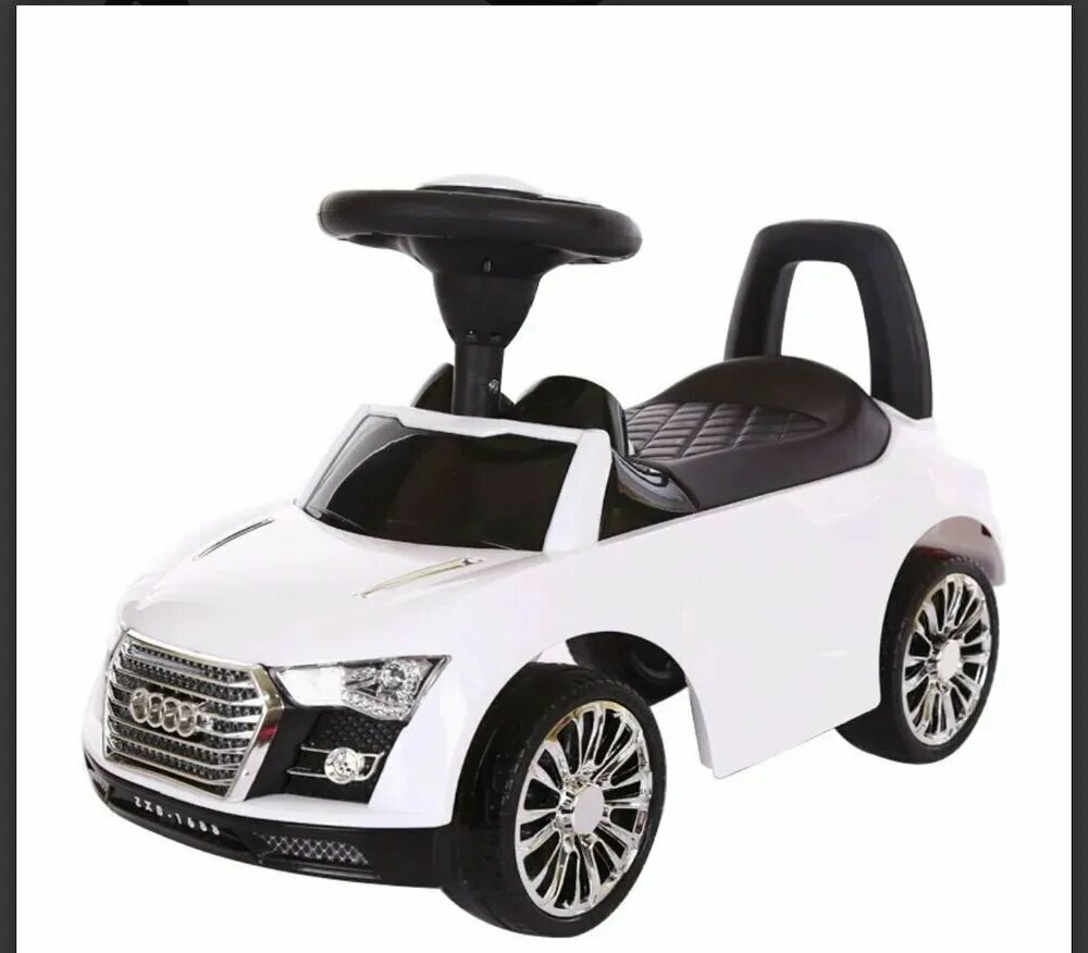 Толокар детский "Audi", музыкальный руль, диодные фары, 64x30x40 см