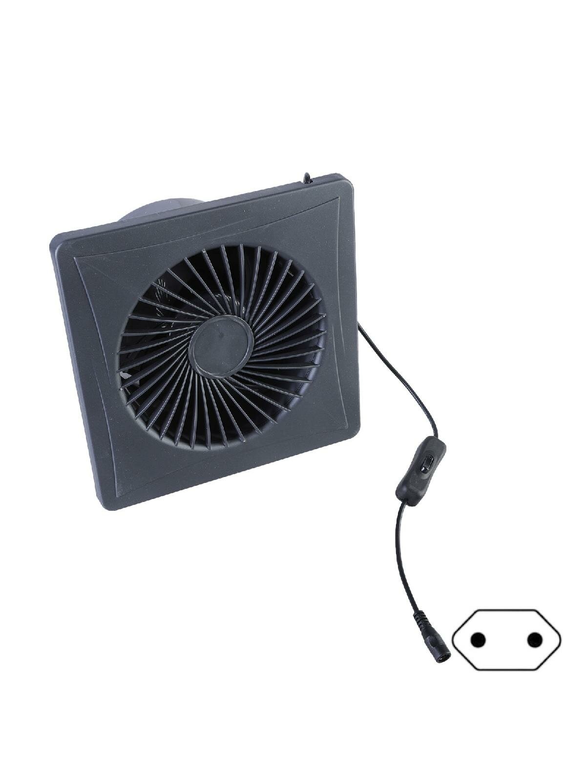 Простая установка Бесшумной Вытяжки Для ванной Комнаты Во Влажных подвалах или на Чердаках