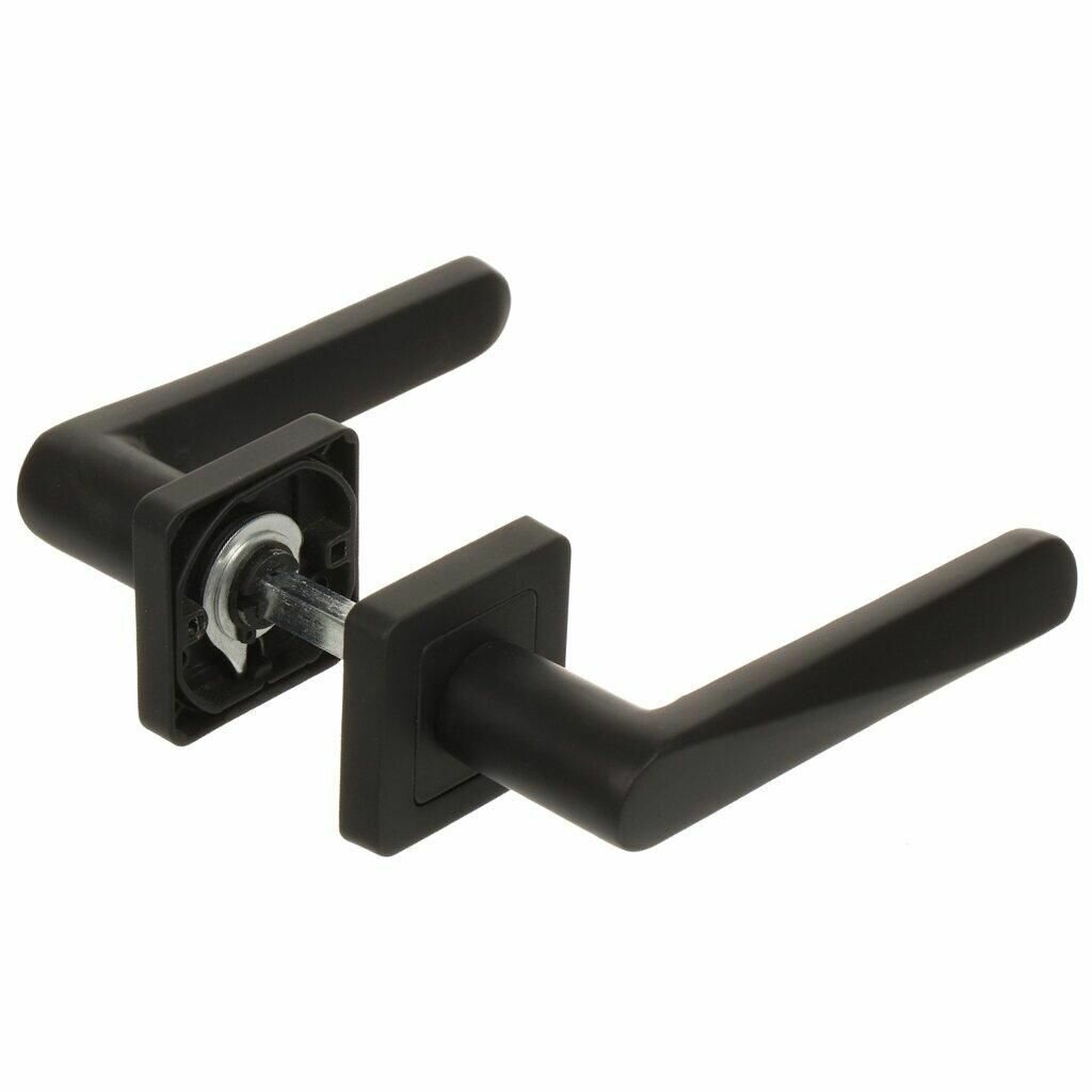 Ручка дверная Code Deco поворотная, без замка, цвет черный, алюминий