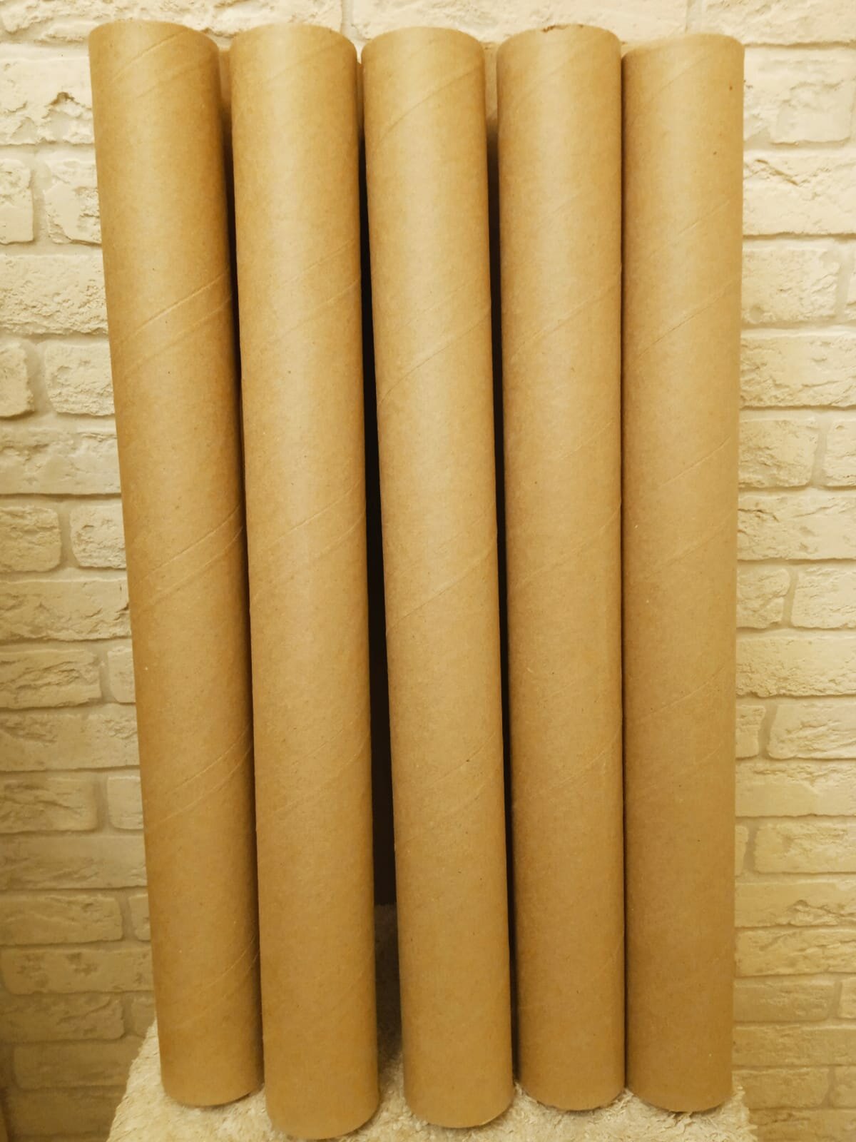 Картонные тубусы, трубы, втулки для отправки и хранения (10 шт.)