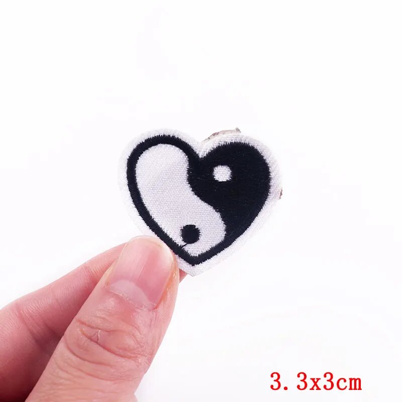 Нашивки с аппликацией горы Prajna Черный, PE2649CT