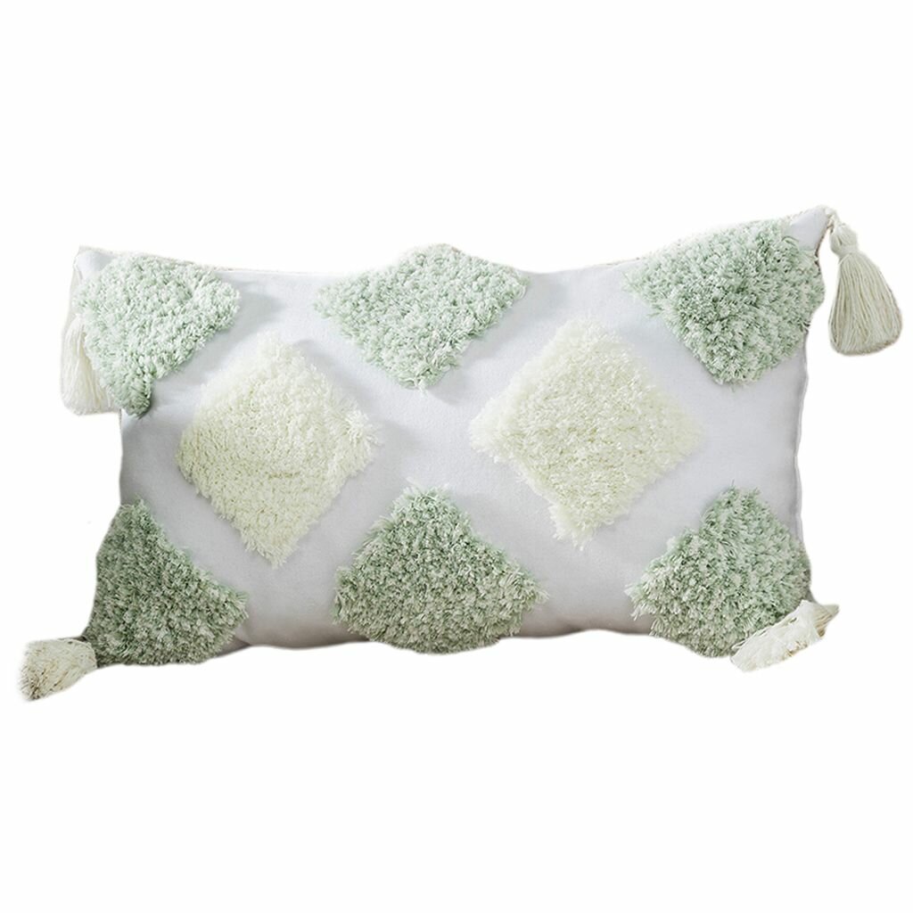 Тканая подушка в пасторальном стиле для чехла Multicolor Rhombus Cushion Co 45X45CM